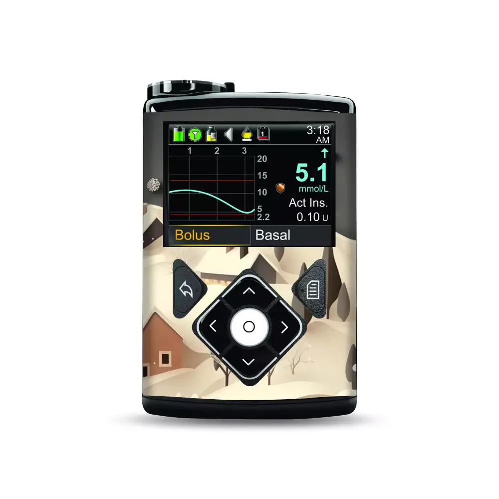 Winter-Themed Medtronic MiniMed Insulin Pump Stickers | Festive– Kaio-Dia
