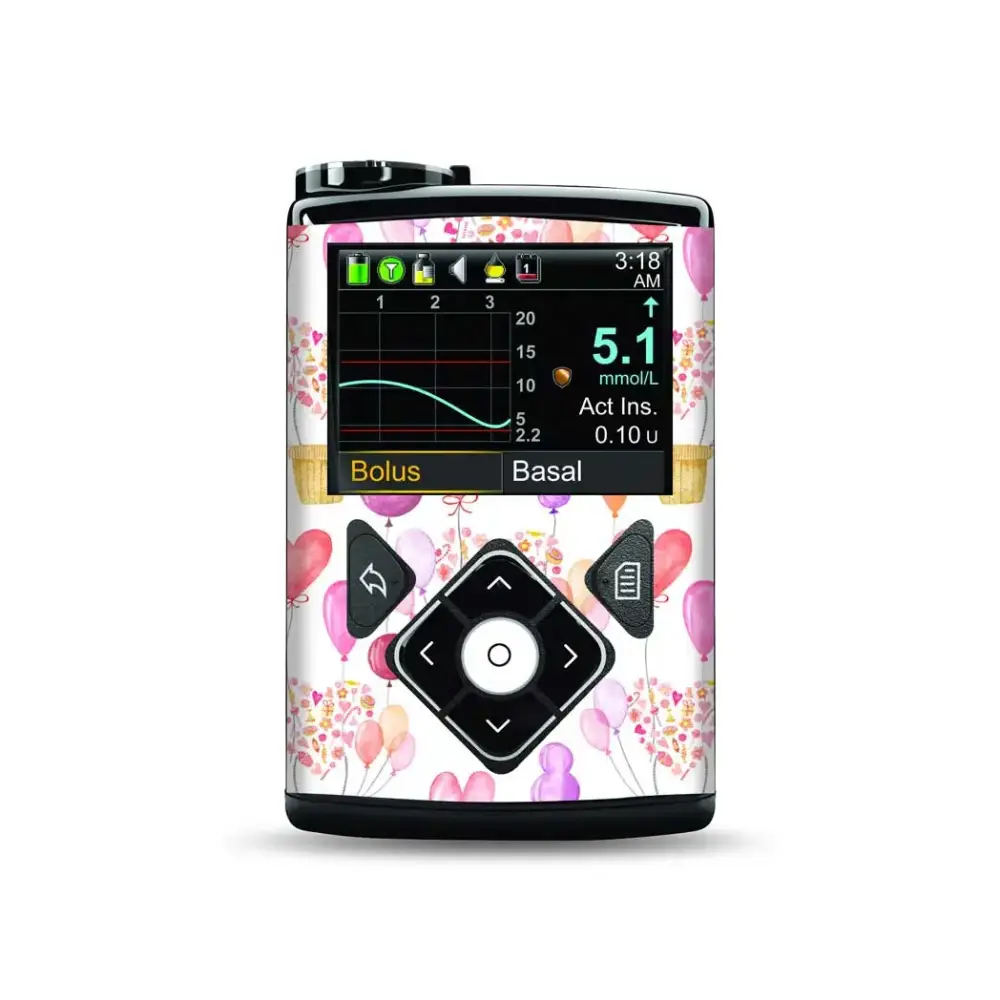 Medtronic MiniMed Insulin Pump Stickers- Valentine– Kaio-Dia