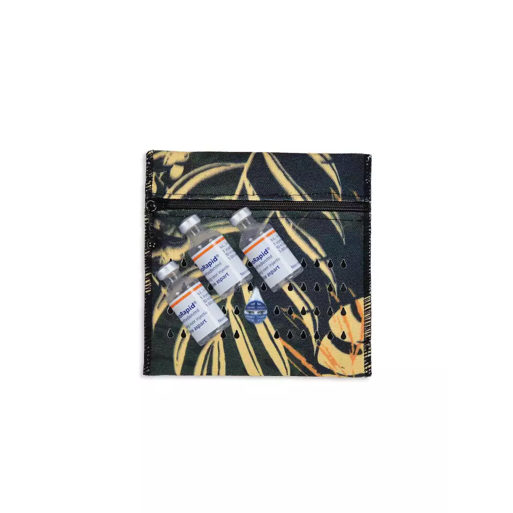 Cooling wallet for 3 insulin vials or eye drops– Kaio-Dia
