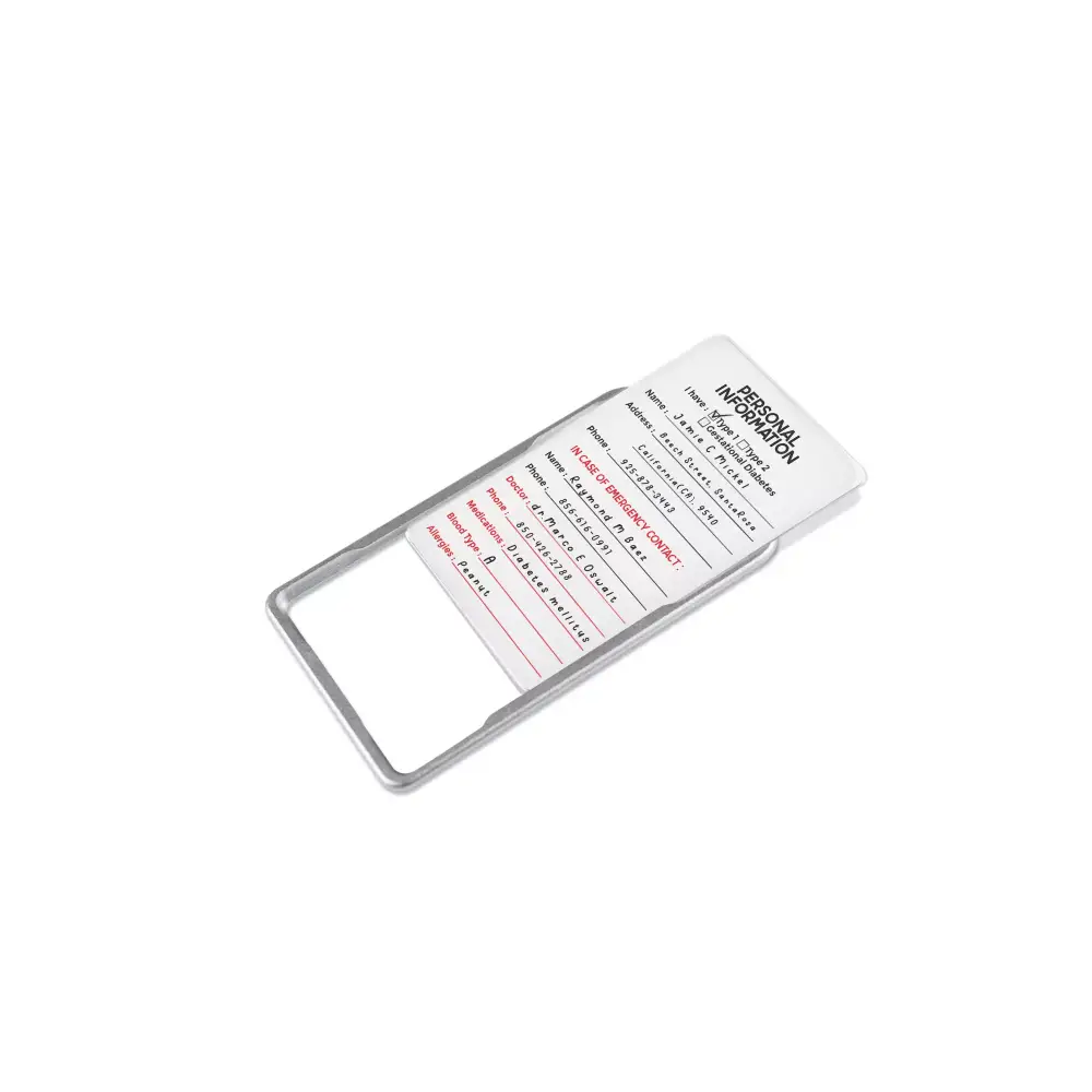 Diabetic Luggage Emergency ID Card by Kaio-Dia– Kaio-Dia