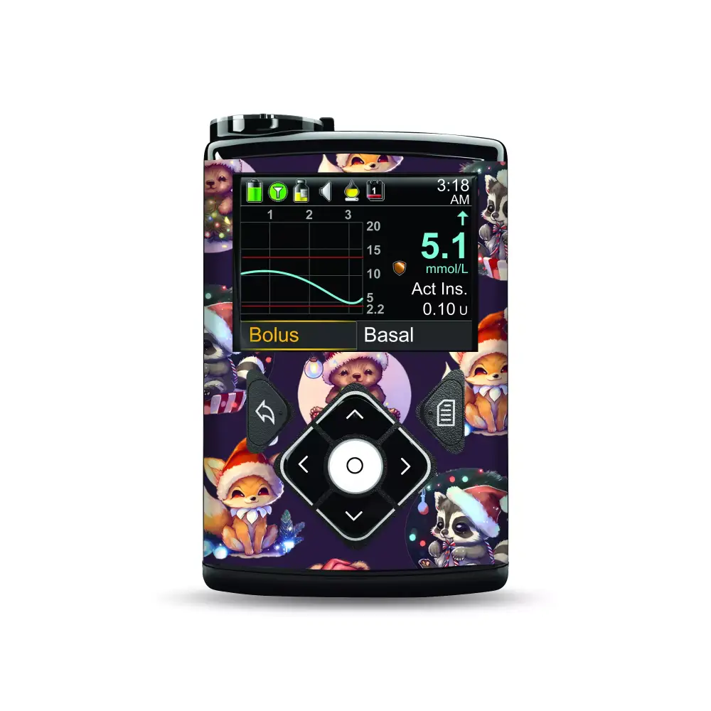 Medtronic Minimed Insulin Pump Christmas Stickers: Festive & Bright ...